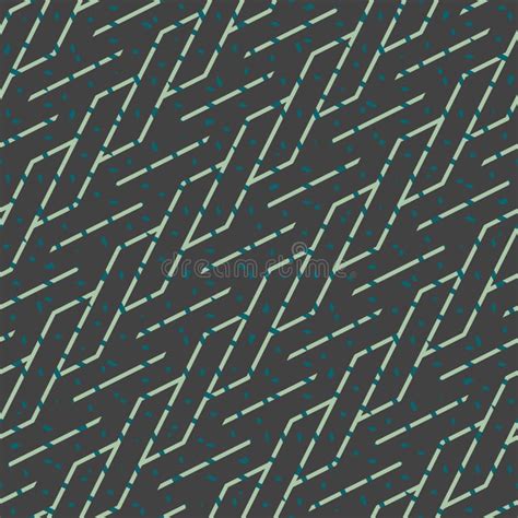 Abstract Seamless Vector Pattern Of Intersecting Diagonal Ornaments Stock Vector Illustration