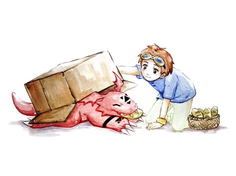 Guilmon And Takato By Detoreik Digimon Seasons Ghost Games Digimon Tamers Creepy Crawlies