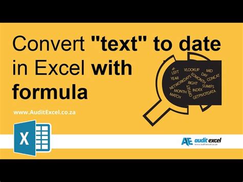 Excel Formula Convert Date To Text Exceljet