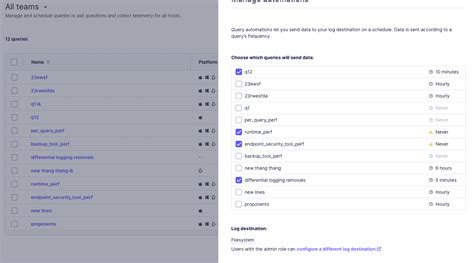 Queries Are Sorted Inconsistently Between The Manage And Automations Views Issue 12879