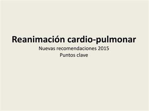 Rcp Adulto Con Dibujos Ppt