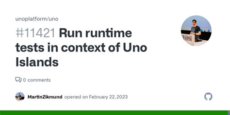 Run Runtime Tests In Context Of Uno Islands · Issue 11421