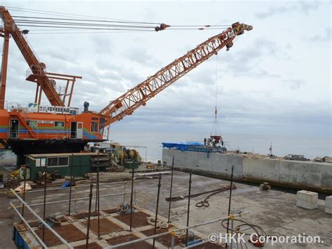 H26 抜海漁港北防波堤建設その他工事 機械開発北旺株式会社