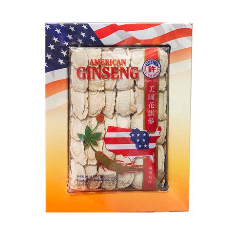 Hsus Wisconsin American Ginseng Slice T Box 4oz Huimin Herb Online Llc