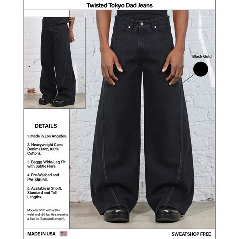 Twisted Tokyo Jeans Baggy Wide Leg Pool House New York