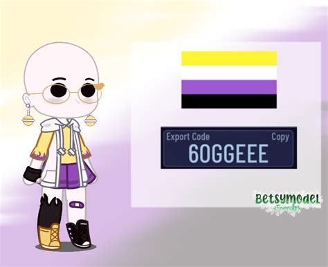 non binary pride look look orgulho não binarie club design lgbtq