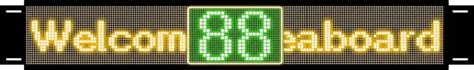 Led Matrix Scrolling Small Display Module Moving Sign Board Bus Infotainment Display Bus