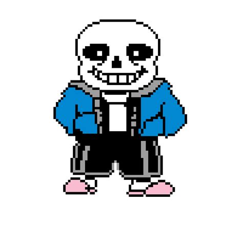 Pixilart Sans Battle Sprite By Nintendo Fan