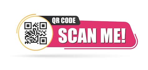 Premium Vector Qr Code Scan Me In Speech Bubble Scan Me Concept Icon