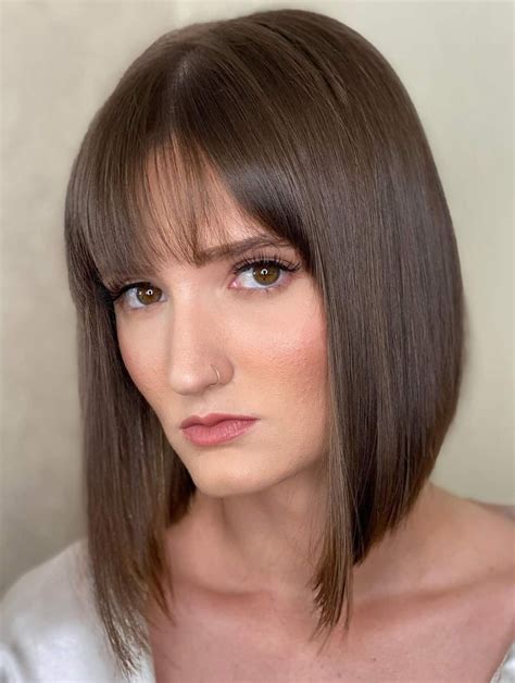 Lace Front Wigs Shoulder Length Straight Wigs Bobs Synthetic Wigs