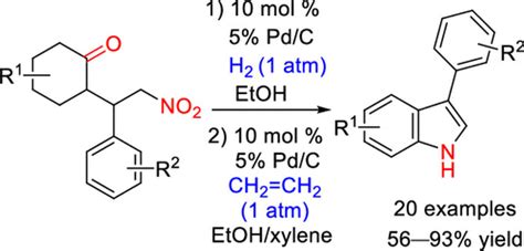 One Pot Synthesis Of 3 Substiuted Indoles From 2 2 Nitro 1 Phenylethyl Cyclohexanone