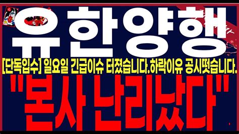 유한양행 주가 전망 일요일긴급심장마비소식발생본사난리났네요다음주000하세요강남건물주되실겁니다hlb목표가 유한양행목표가 유한양행주가전망 유한양행주식전망
