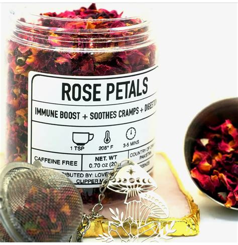 Rose Petals Tea Loose Leaf Tea Apothecary