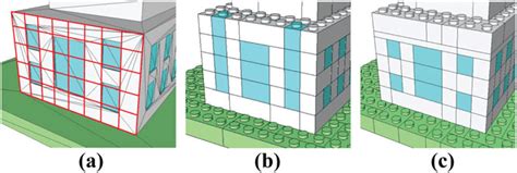 Voxels Colour Flaw In The Voxelization Step A Input Mesh The Red Download Scientific