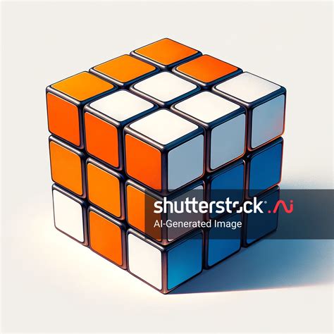 Rubiks Cube While Assembling Faces Orange Ai Generated Image 2438349923 Shutterstock
