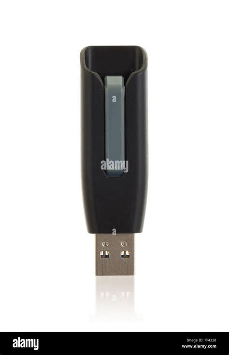 Black USB Memory Stick Isolated On White Background Stock Photo Alamy