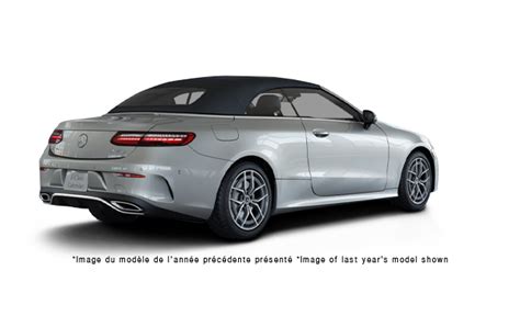 Silver Star Montréal 2023 Mercedes Benz E Class Cabriolet 450 4matic Starting At 100 204