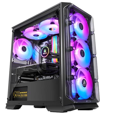 Segotep Lux S Matx Case USB And Mm RGB Fans Good Airflow Acrylic Panels Gaming PC
