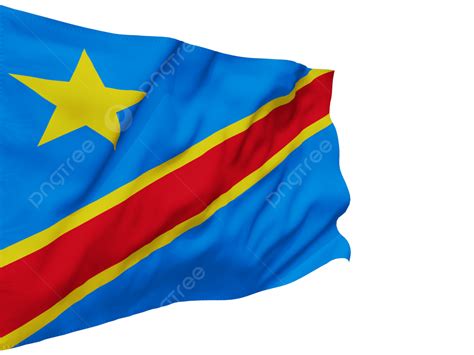 콩고 국기 휘날리는 이미지 콩고 국기 콩고 콩고의 날 Png 일러스트 및 Psd 이미지 무료 다운로드 Pngtree