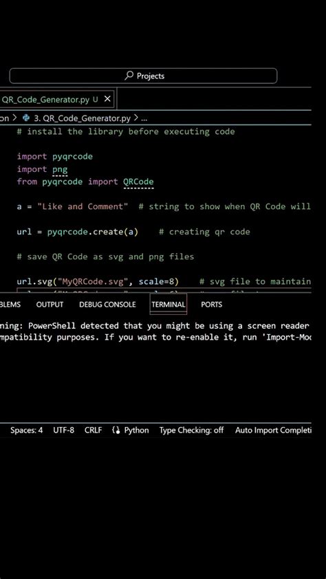3 Qr Code Generator Short Codingprojects Learningpython