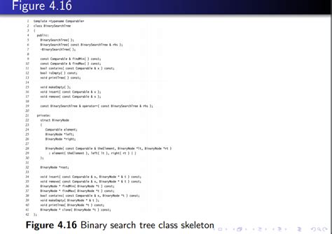 In C Implement Class Set Using A Binary Search