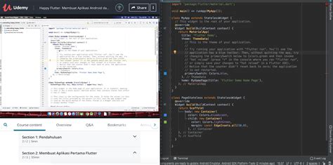 Kelas Belajar Flutter Untuk Membuat Aplikasi Android Ios Lebih Mudah