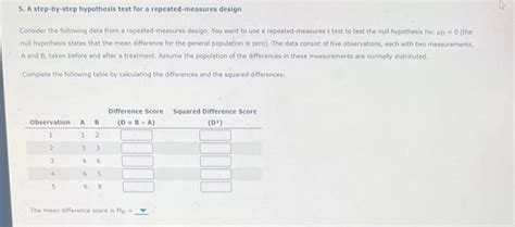 Solved 5 A Step By Step Hypothesis Test For A Solved 5 A Step By Step Hypothesis Test For A