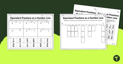 Equivalent Fractions Worksheets