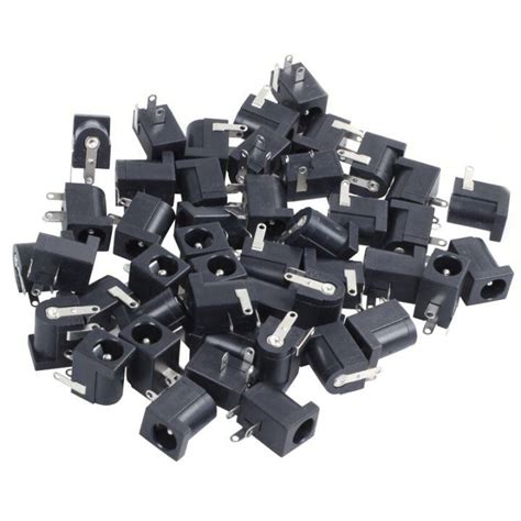 45 Pcs Dc Power Jack Socket 2 1mm X 5 5mm Barrel Type Pcb Mount Dc 005 Lazada Ph