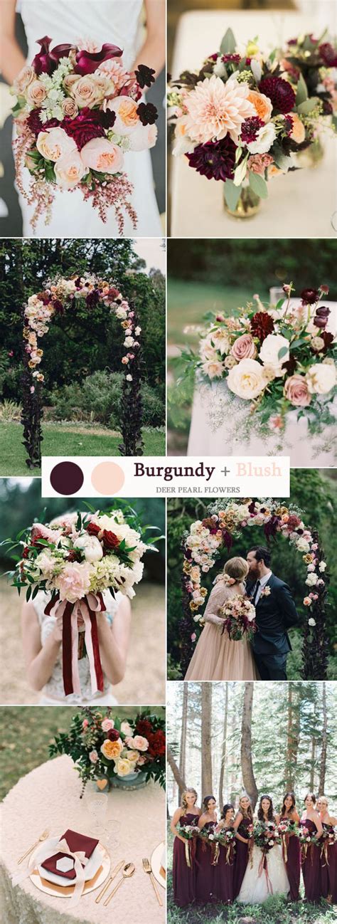 Top 8 Burgundy Wedding Color Palettes Youll Love Deer Pearl Flowers