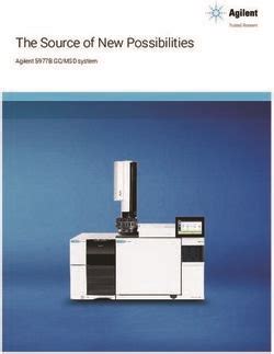 The Source Of New Possibilities Agilent 5977B GC MSD System