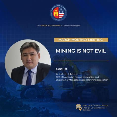 Mongolian Mining Journal On Linkedin Amcham March Monthly Meeting