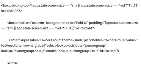 Maximo Mobile Customization—adding New Field With Lookup Values