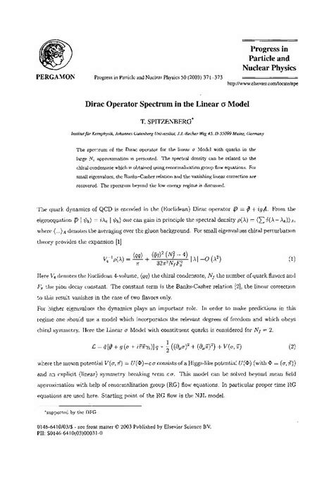 pdf dirac operator spectrum in the linear σ model dokumen tips