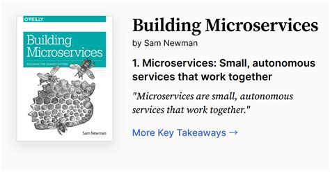Building Microservices Summary Quotes Faq Audio