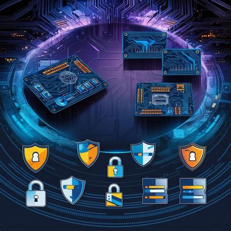 Advanced Futuristic Cybersecurity System Model Innovation In Digital Security Premium Ai