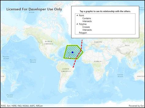 Spatial Relationships ArcGIS Maps SDK For NET Esri Developer