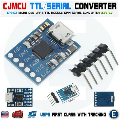 cjmcu cp2102 usb to ttl serial module programmer uart stc downloader arduino usa mkb engineering