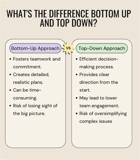 Bottom Up Vs Top Down Which Is The Best