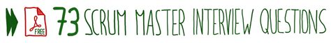 Scrum Master Interview Questions Sprint Planning Scrum Org