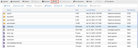 How To Locate And Create The Wordpress Htaccess File