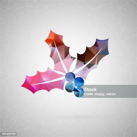 추상 창조적인 개념 벡터입니다 웹 및 배경 특이 한 템플릿 디자인 플랫 실루엣 개체와 소셜 미디어 이미지 삼각형 아트 종이 접기에 고립 된 모바일 콘텐츠 12월에 대한 스톡