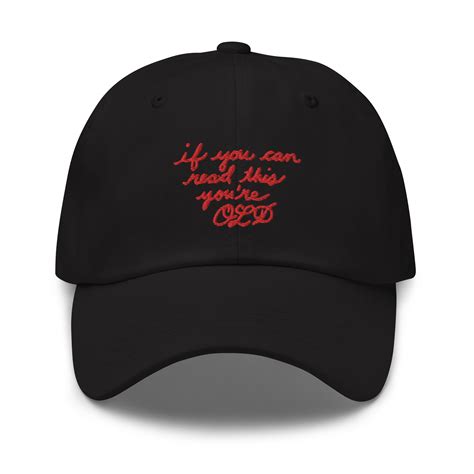 “cursive” Dad Hat Warm Shape