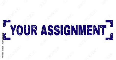 Your Assignment Title Seal Print With Corroded Texture Text Title Is