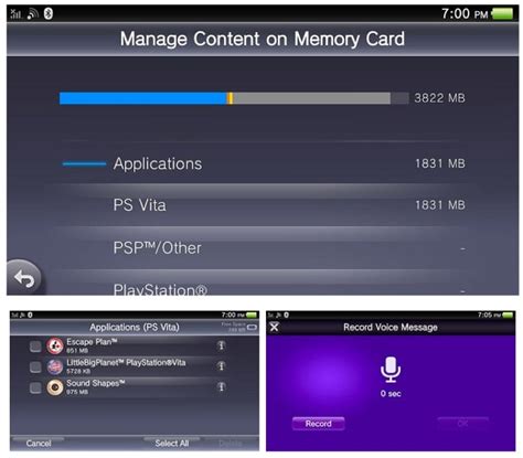 PS Vita System Software Update Adds Memory Manager And More