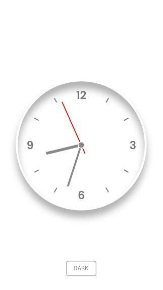 Analog Clock Dark Light Theme Artofit