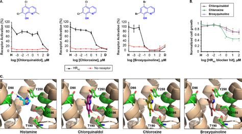 Validation Of The Hr H2 Blocker Hits From The Anti Infection Library In Download Scientific