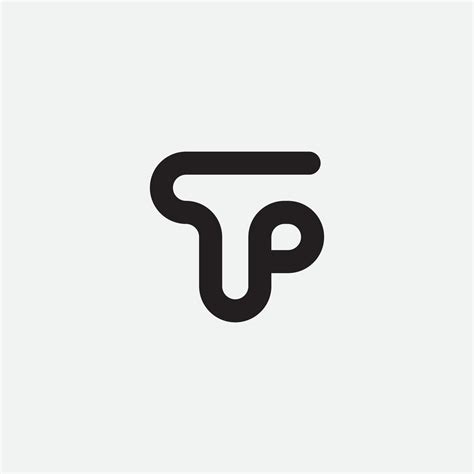 Initial Tp Monogram Loho Template 9571504 Vector Art At Vecteezy