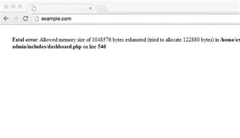 Wordpress Allowed Memory Size Hatası CanAtasever