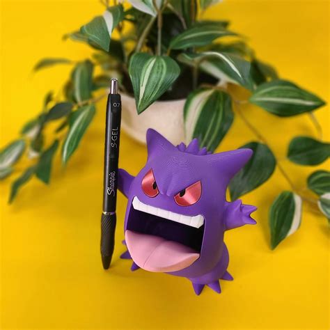 Stl File Gengar Muti Color Pen Holder・3d Printer Model To Download・cults